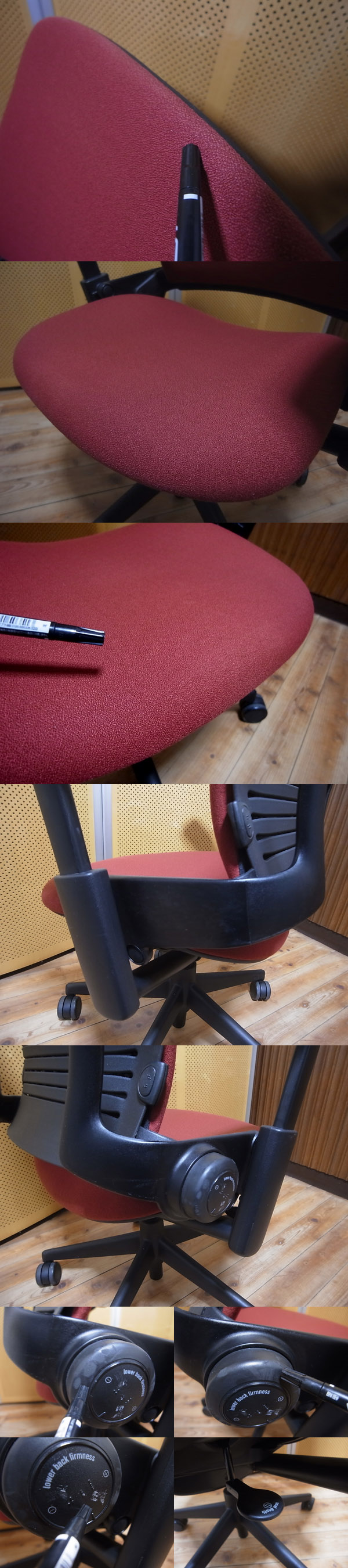 【中古】 Steelcase スチールケース リープチェア V2 レッドの落札情報詳細 - ヤフオク落札価格検索 オークフリー